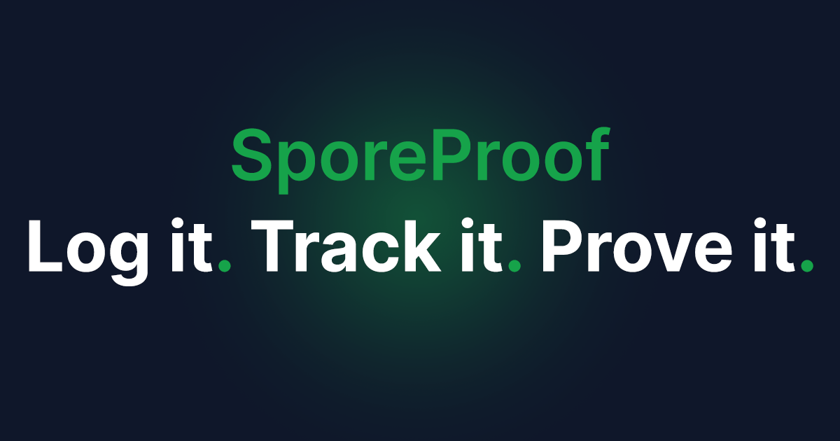SporeProof — Autoclave Sterilization Logging & Spore Test Tracking Software